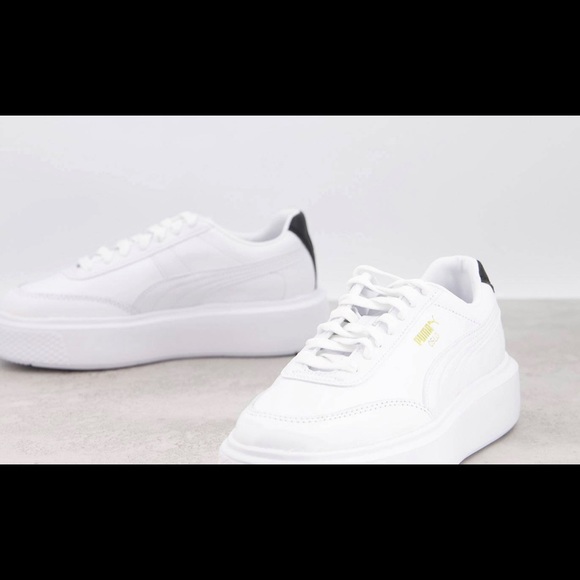 Puma | Shoes | Puma Osla Maja Sneakers In Triple White | Poshmark